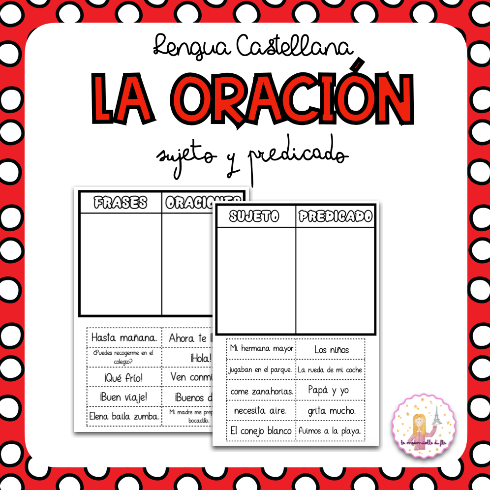 La Oración. Sujeto y Predicado.