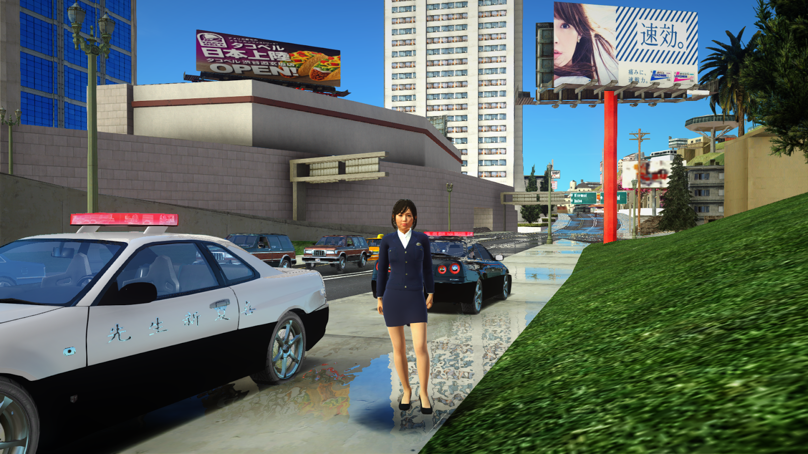 Japan Mods - GTA SA: Police Woman Japan by Alexissinn