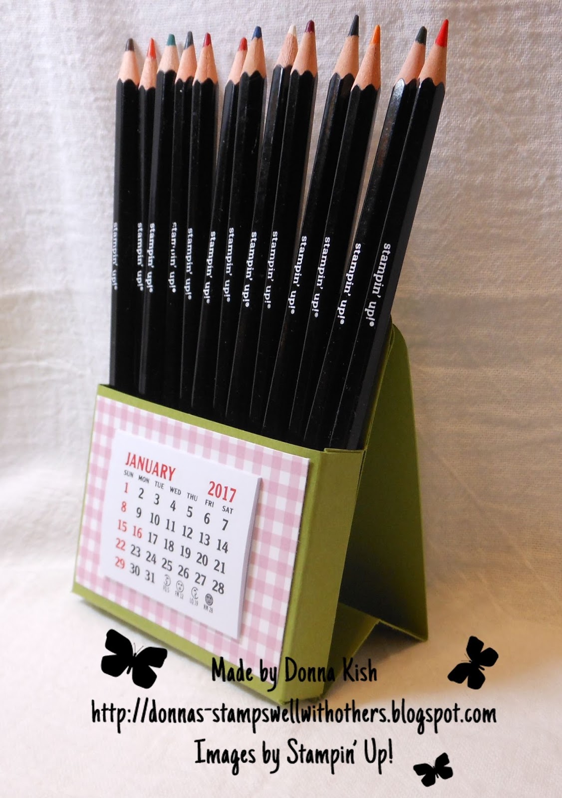 Stamps Well With Others: Post-It Easel Calendar