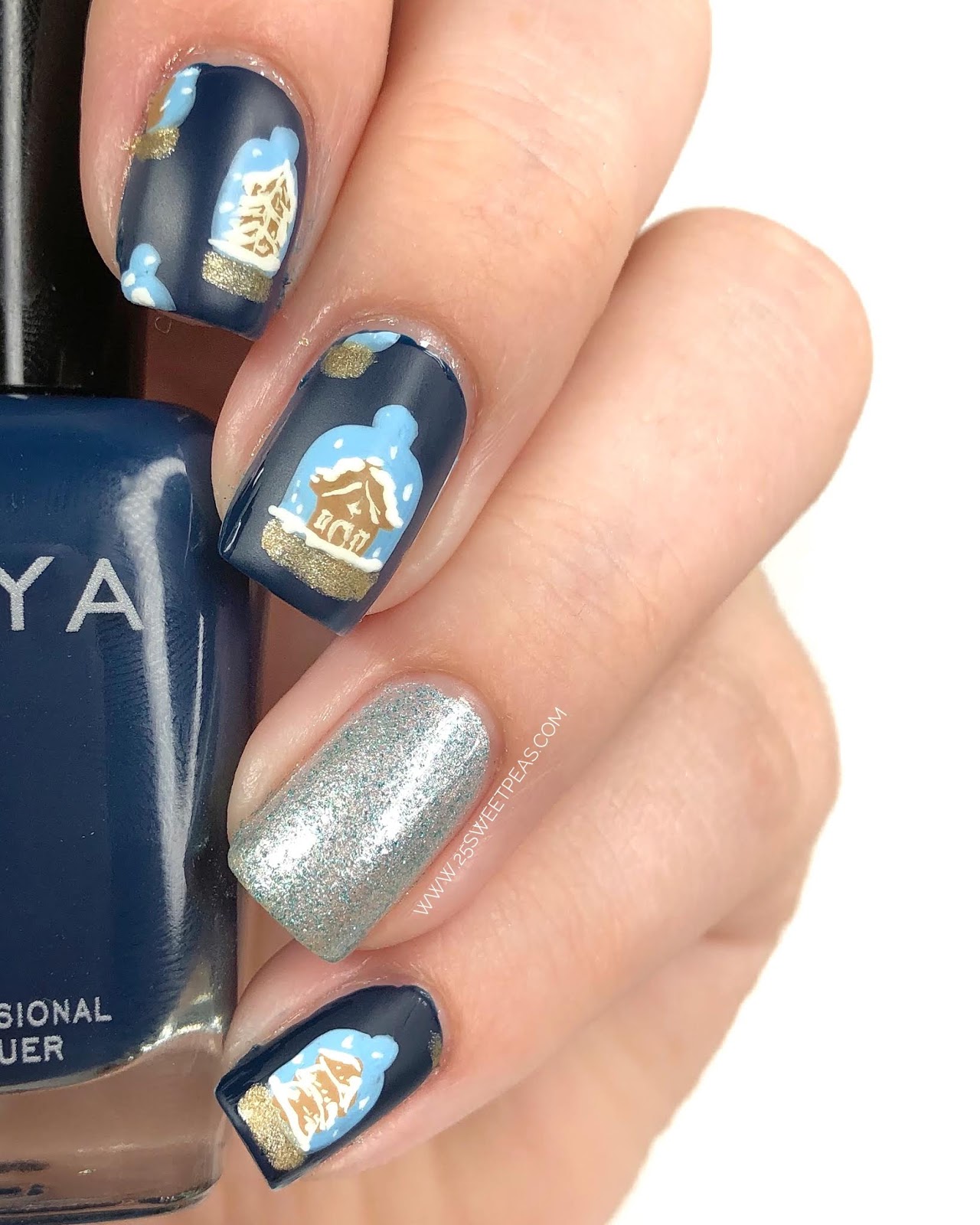 Christmas Nails | Gingerbread House Nail Art — 25 Sweetpeas