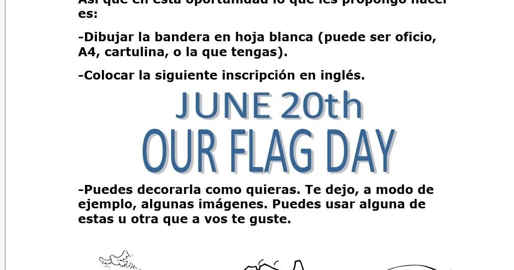LA EP 41 APRENDE EN LINEA: FLAG DAY (DÍA DE LA BANDERA) ACTIVIDAD INGLÉS