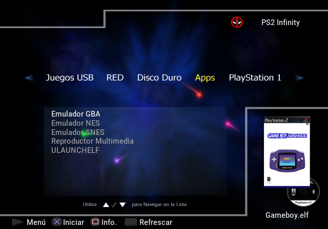 Descargar Tema PS2 MENU para OPL PS2 - PS2 Infinity