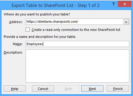 More SharePoint: Sync Excel Tables to a SharePoint List