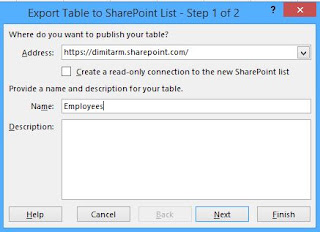 More SharePoint: Sync Excel Tables to a SharePoint List