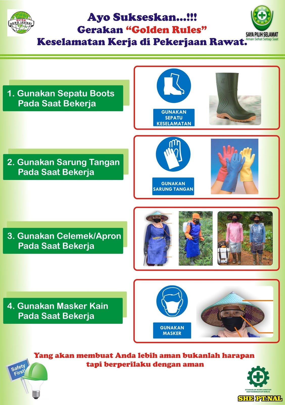 Design Graphics with Corel Draw: Desain Brosur Safety Perusahaan