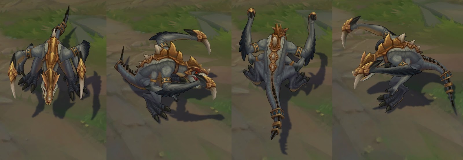 Prehistoric Anivia, Prehistoric Cho'Gath i Prehistoric Renekton ...