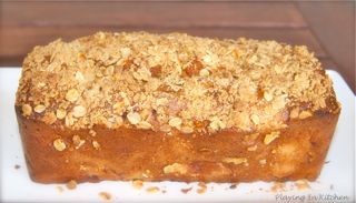 Playing In The Kitchen: Pear and Raspberry Bread Café Style