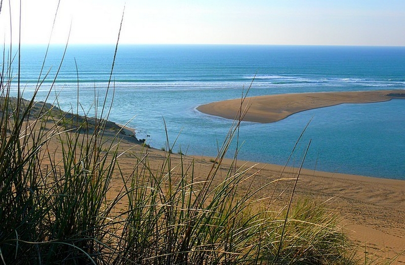 La plage de Moulay Bousselham شاطئ مولاي بوسلهام: Merja Zerga