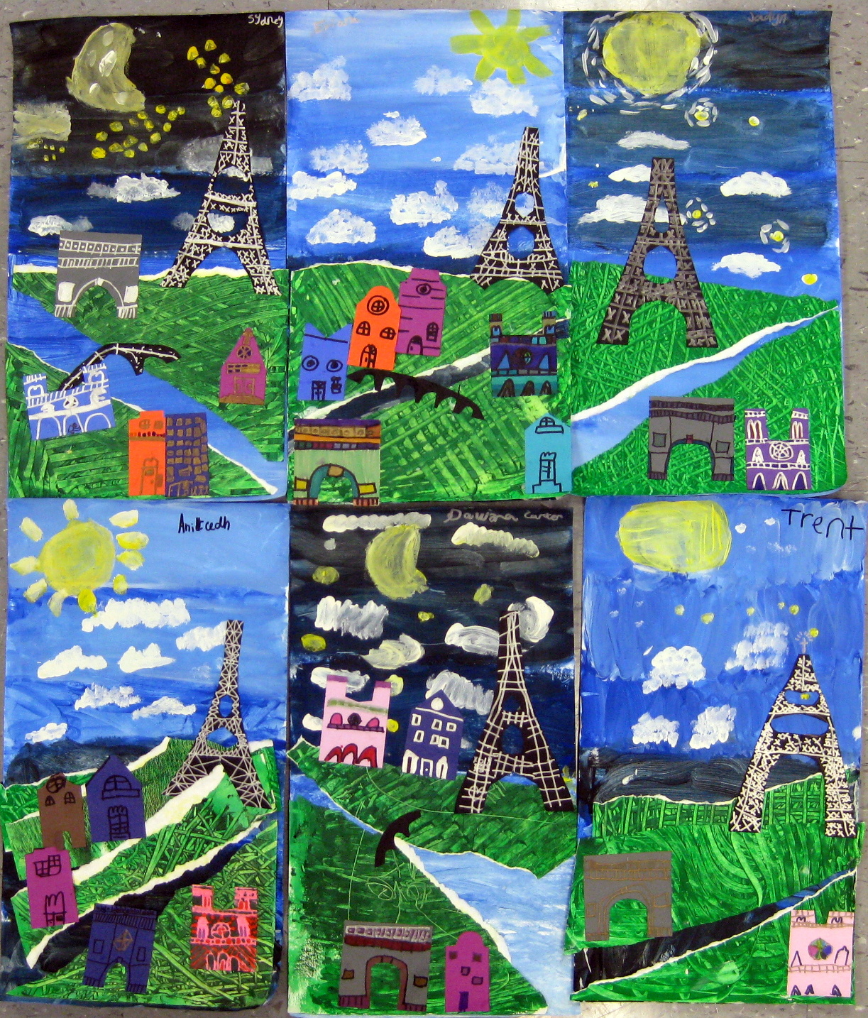 Cassie Stephens: In the Art Room: My Fave Landscape Lessons