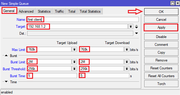 Bab 5 - QOS (Quality Of Service) | Burst Limit Pada Simple Queue | Doctor Jaringan