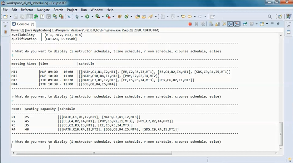 Prototype Project Class Scheduling Application 03 W Genetic
