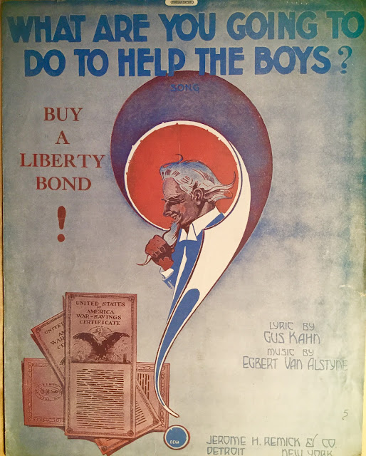 The Literate Quilter: Over There: WWI Sheet Music