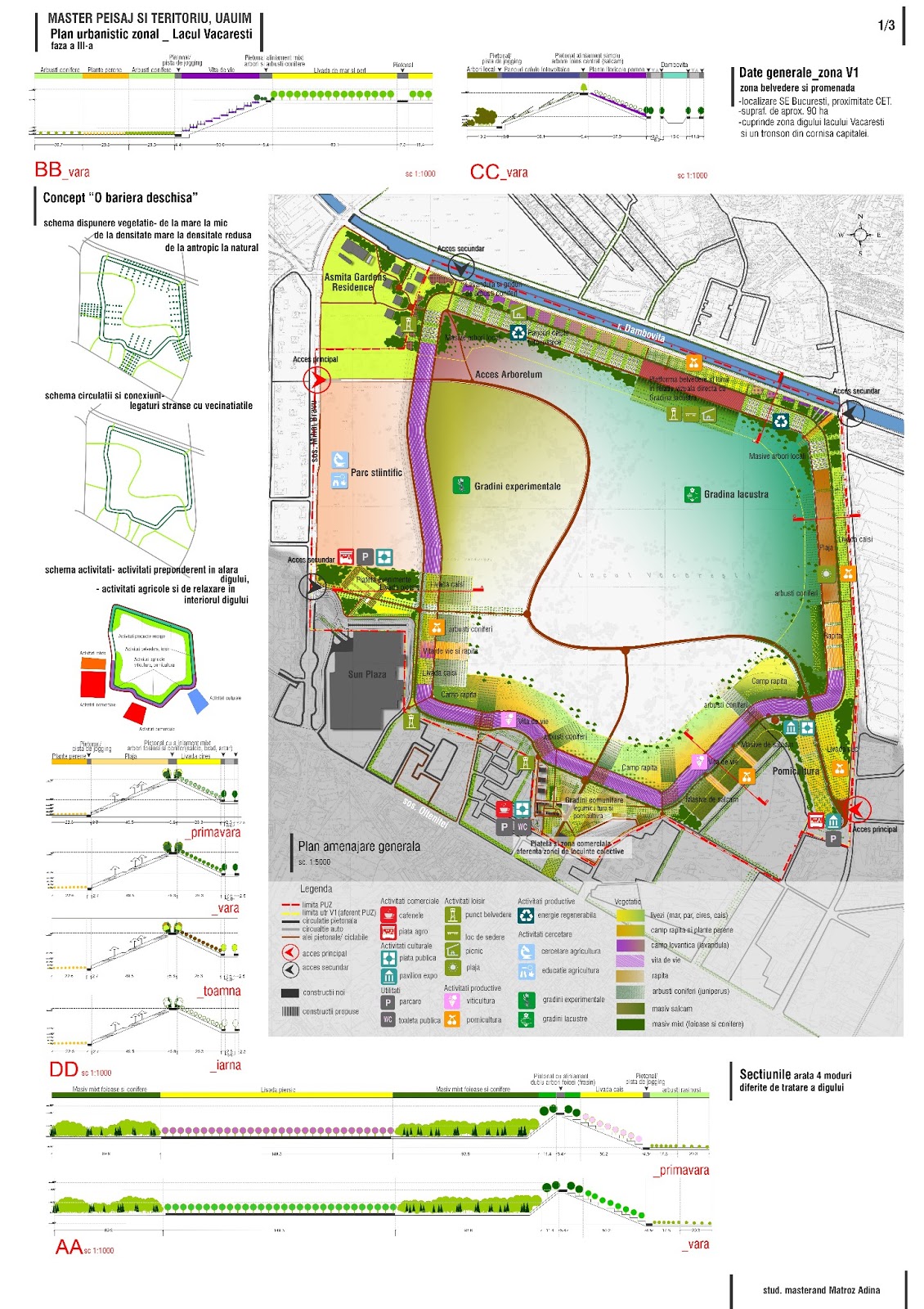 LANDstudio: PUZ pe spatii verzi, Delta Vacaresti