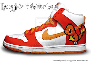 Nike SB Dunk Cartoon Shoes : Nike Dunks Pokemon Shoe Charmander ...