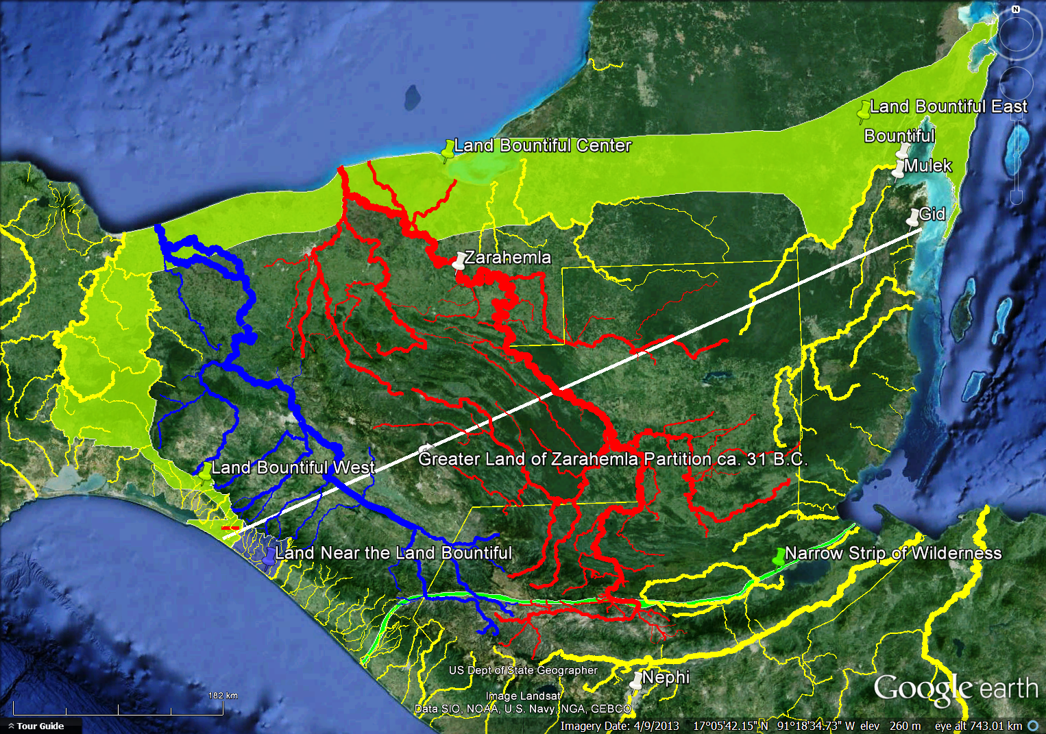 BOOK of MORMON RESOURCES: Test #2 One Half of Nephite Lands