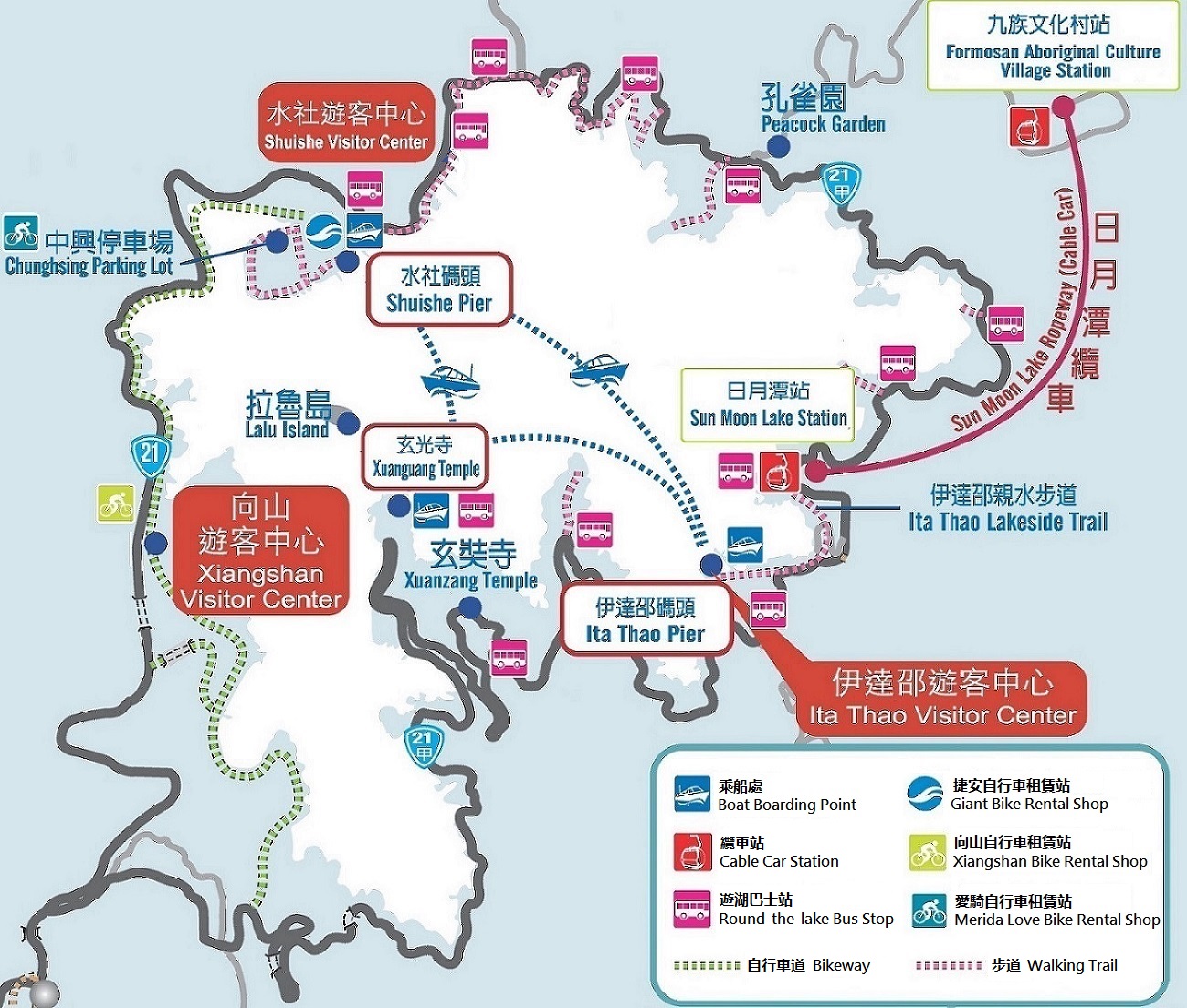 Sun Moon Lake in Taiwan