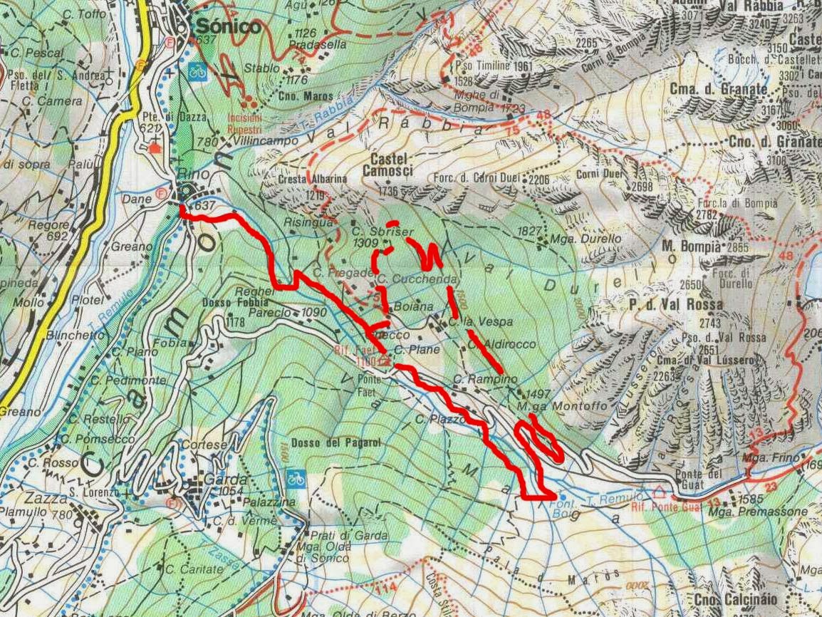 Sentieri Bresciani: SENTIERO FRANCESCO TROLETTI