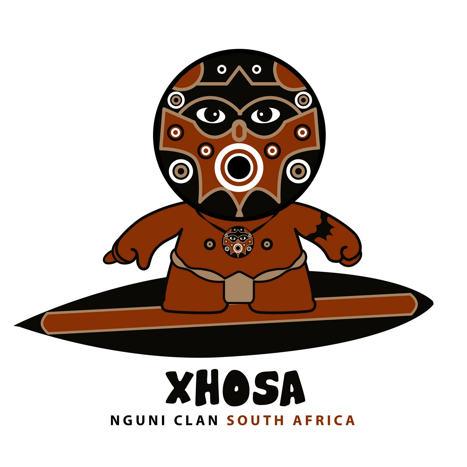 Head Hunters Tribe: XHOSA "POPO-BAWA" (THE BAT-WING)