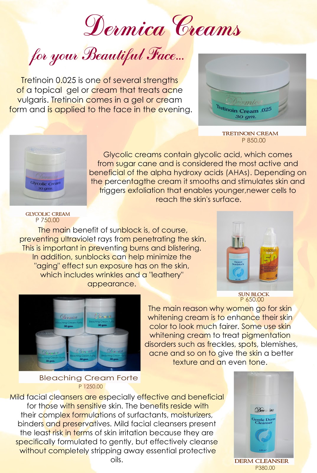 The Horizon Spa & Fitness Studio: Dermica Products available @ The ...