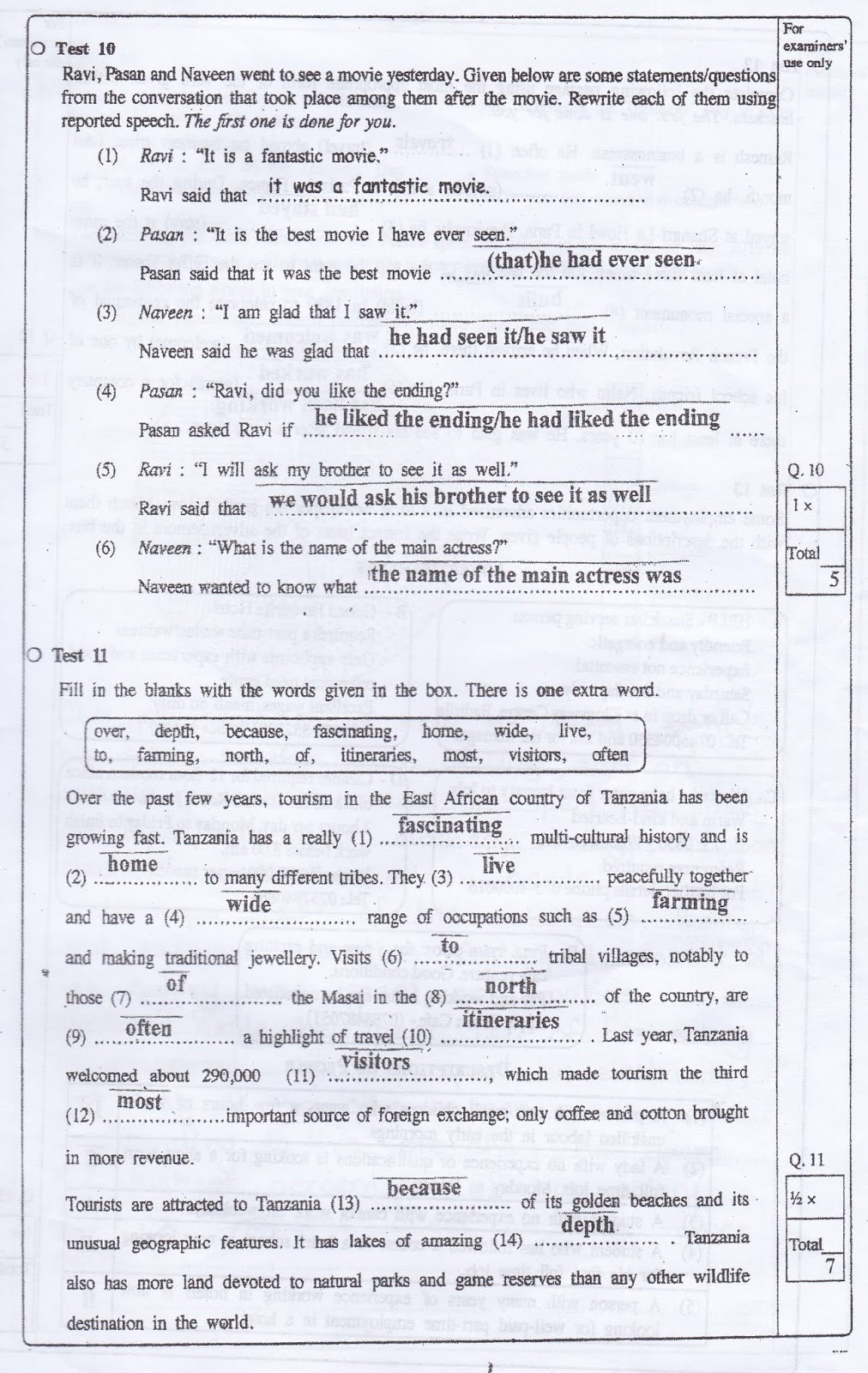 English Model Activities O/ L : OL 2019 NEW SYLLABUS ENGLISH PAPER