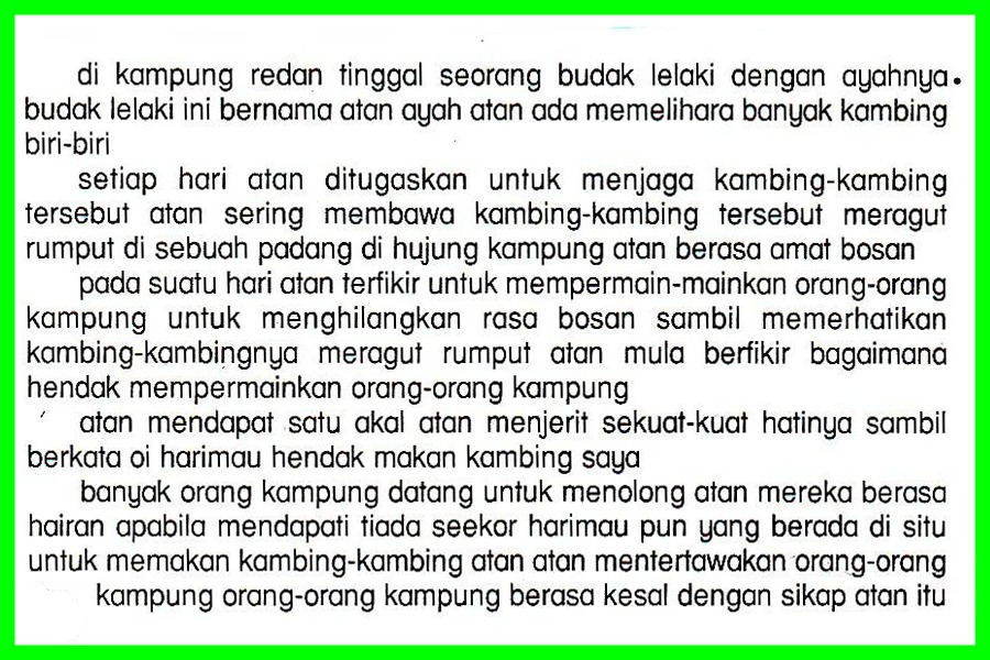 permata minda: LATIHAN TATABAHASA : TANDA BACAAN.