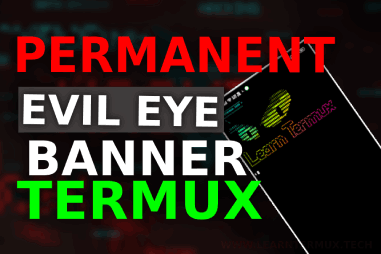 Evil Eye Permanent Banner in Termux | Crazy banner Termux