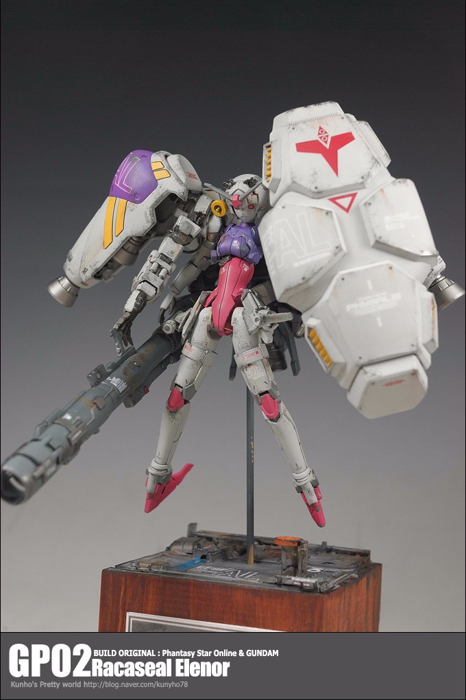GUNDAM GUY: Gundam GP02 Physalis [Racaseal Elenor] - Custom Build