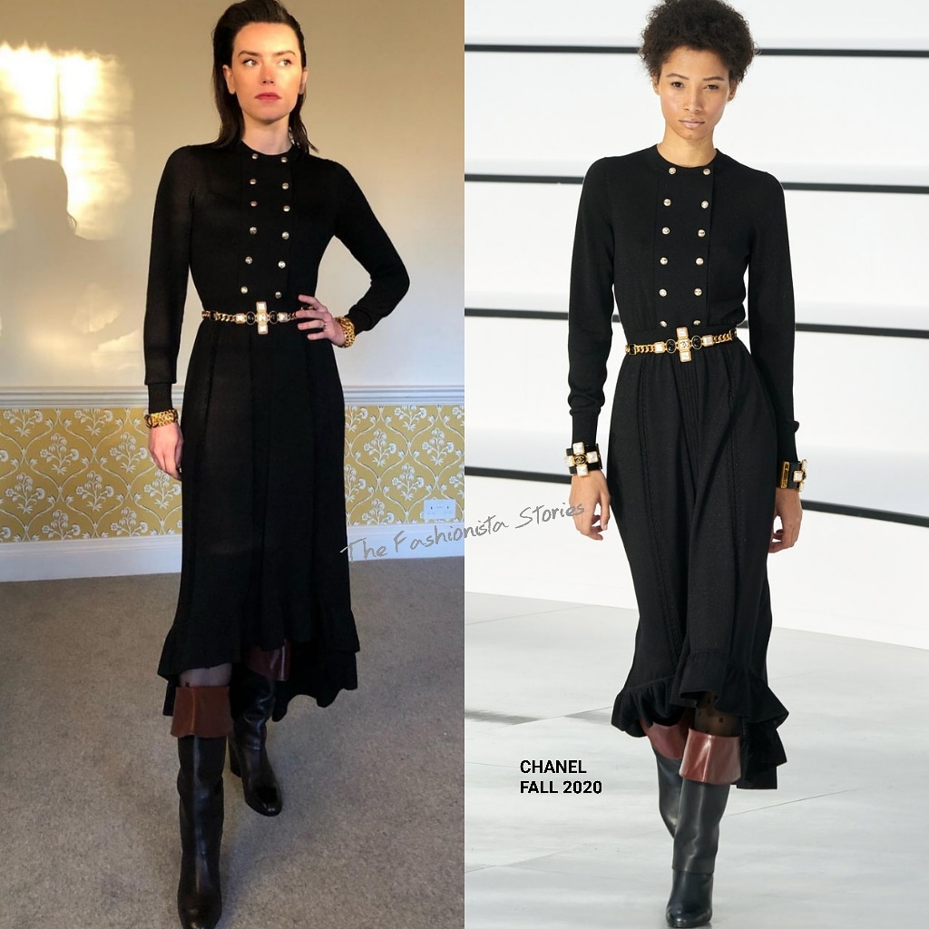 Instagram Style: Daisy Ridley in Chanel to Promote ''Chaos Walking''