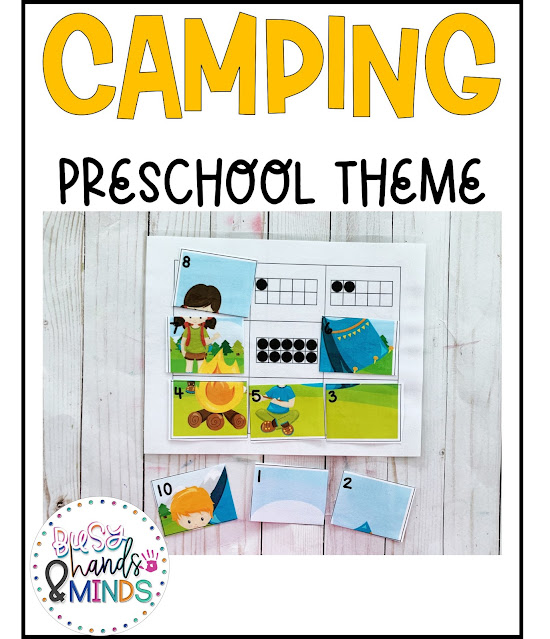 Camping Preschool Theme | Busy Hands and Minds