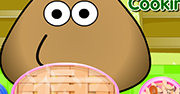 Pou Cocina un pie | juegos de Pou - jugar online - descargar - cartoon