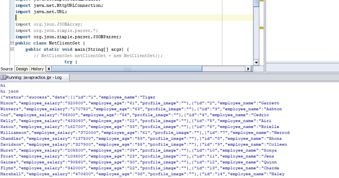 Consuming REST API through JAVA Consuming REST API through JAVA