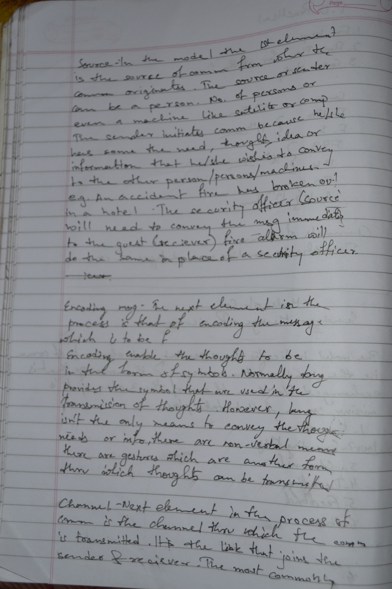 IHM PUSA NOTES: Communication Notes ( 2nd sem)