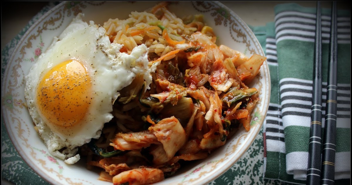 Keskonmangemaman?: Riz frit au kimchi
