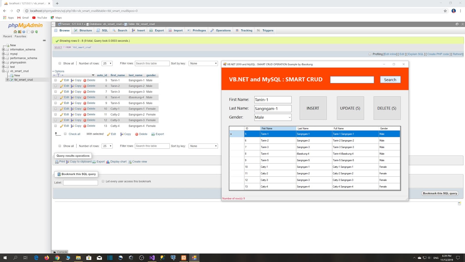 VB.NET and MySQL / MariaDB Perform SMART CRUD Operations with SEARCH ...