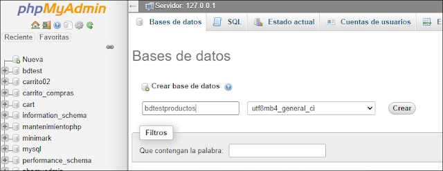 VaidrollTeam: LISTAR PRODUCTOS DE UNA BASE DE DATOS EN PHP, HTML Y MYSQL