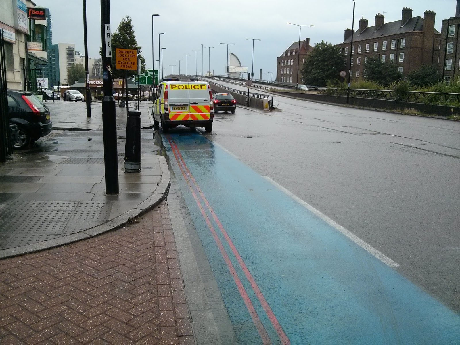 Hackney cyclist: Bow roundabout Cycle Superhighway 2 update