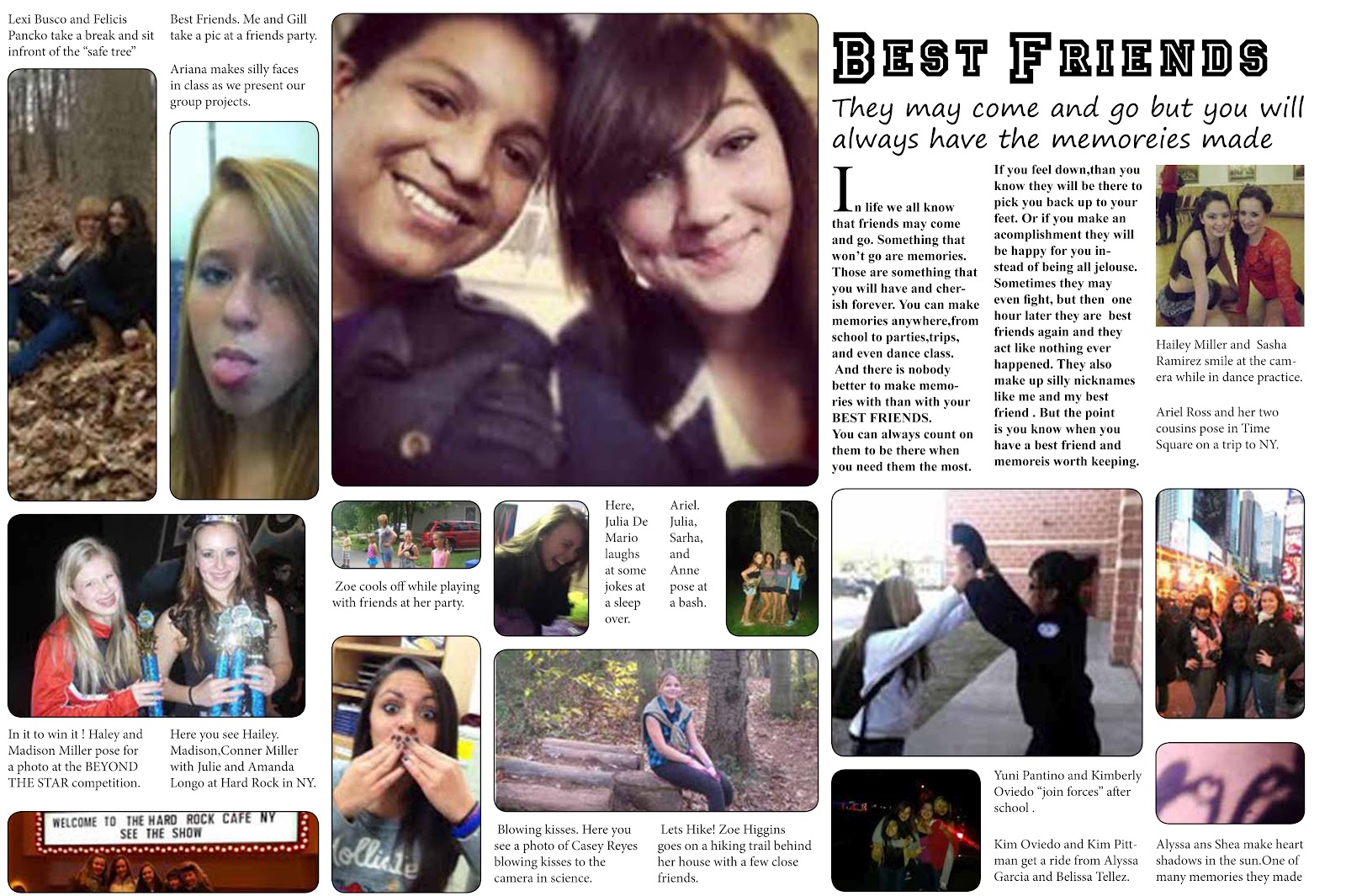 Amanda s Photojournalism Blog Final Yearbook Spread Amanda s Photojournalism Blog Final Yearbook Spread