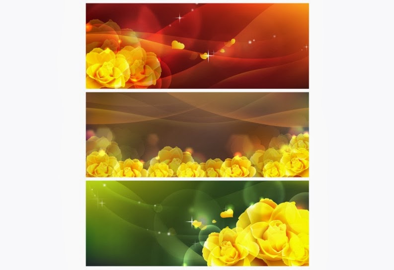 Yellow Rose Banner Template - Stock Photos, Free Images, Logos and ...