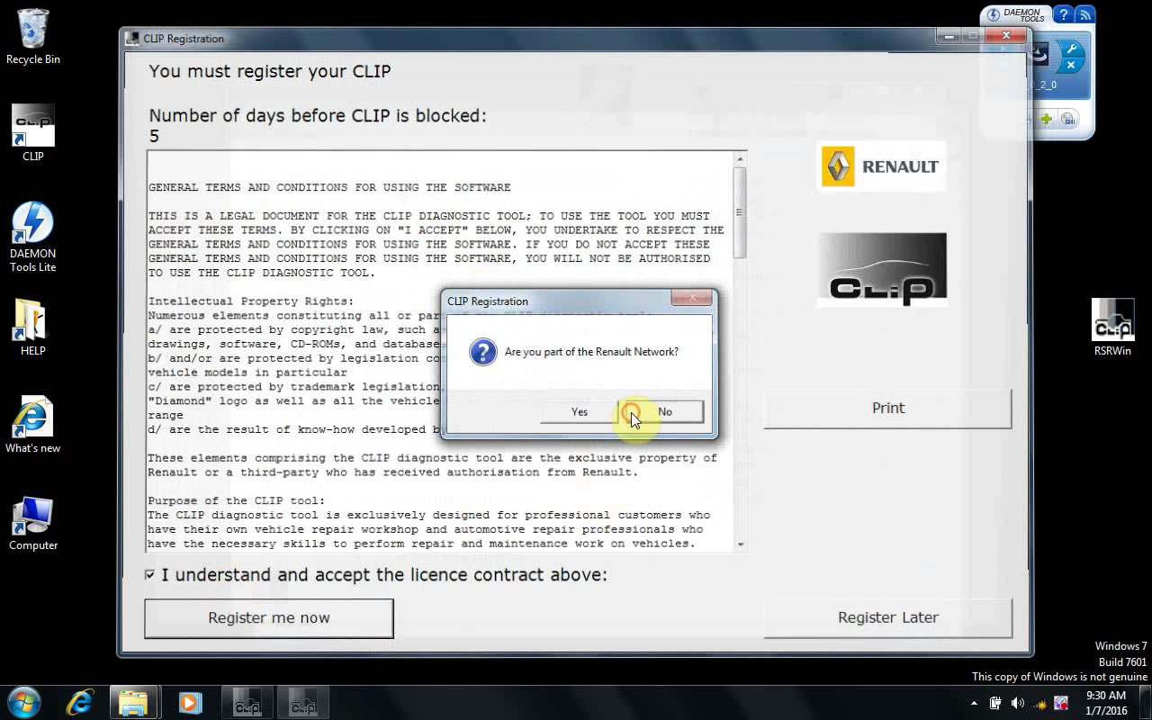How install Renault CAN CLIP V158 on Windows XP-eobdtool.co.uk