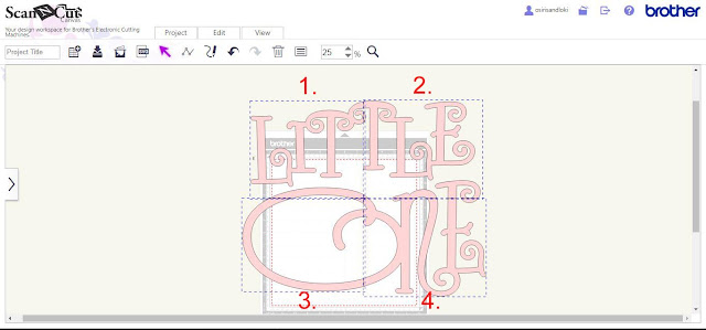 How to cut an image larger than your cutting mat in Brother Scan and ...