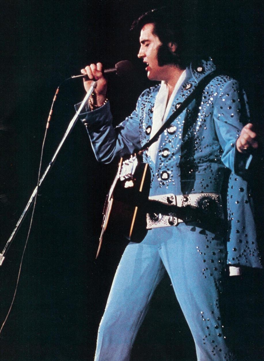 Elvis Presley . . . : Jumpsuit - Blue Powder