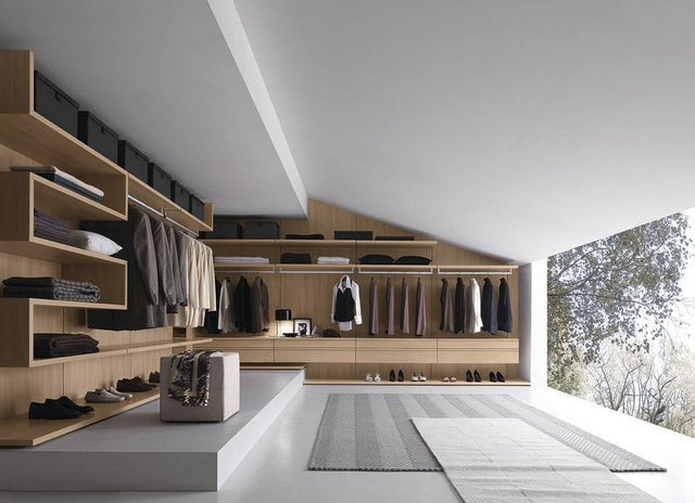 13 ideas for placing a dressing room for men in a room - Lady's Houses