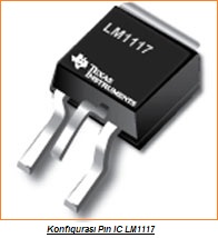 IC LM1117 : Regulator Tegangan Linier