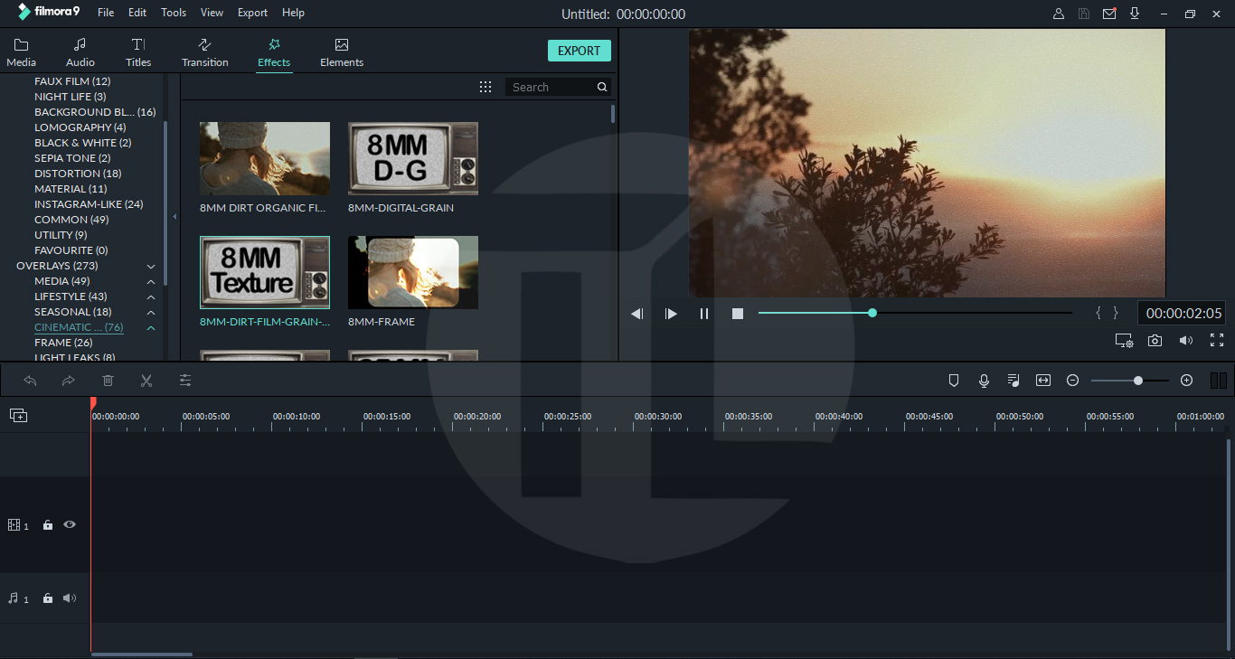 Wondershare Filmora Cinematic Overlay Set Effect Pack for Filmora9 ...
