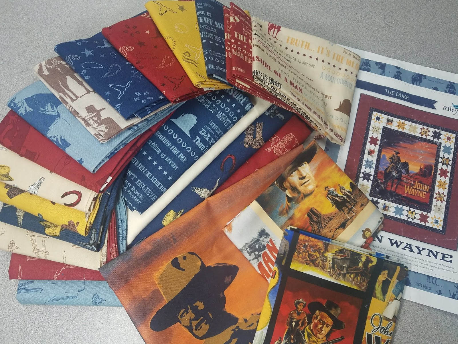 .Quiltscapes.: A Riley Blake Designs Quilt Kit: The Duke!