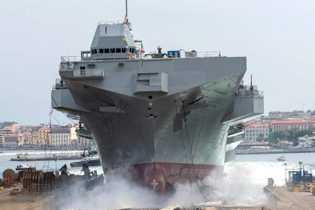 Italy launches LHD Trieste - Blog Before Flight - Aerospace and Defense ...