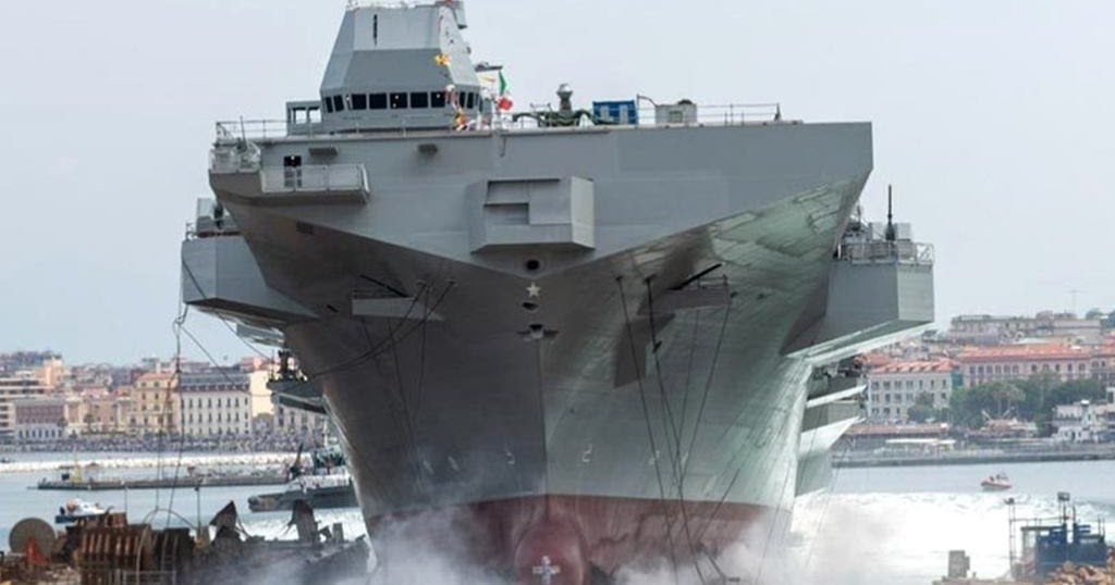 Italy launches LHD Trieste - Blog Before Flight - Aerospace and Defense ...