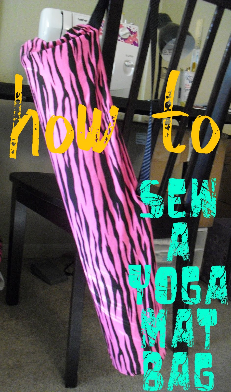Attack of the Hungry Monster: How To Sew A Yoga Mat Bag