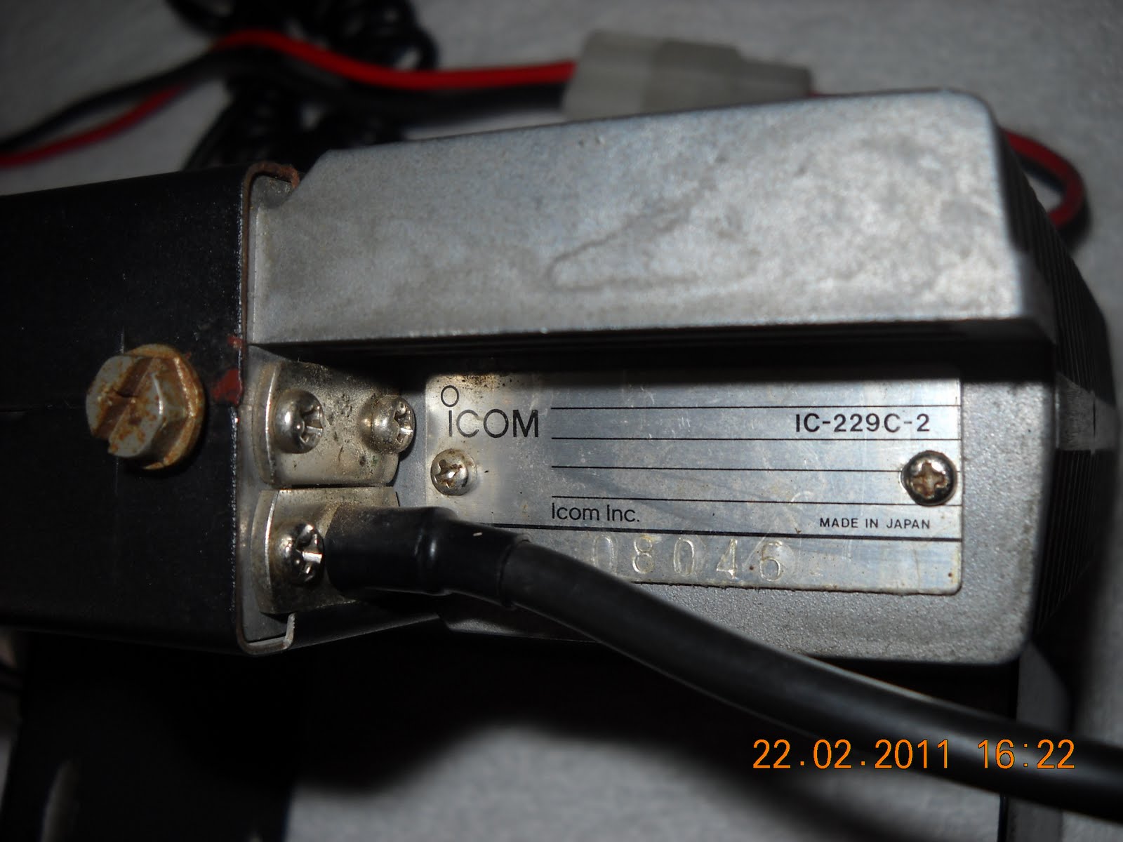 Sinar Agung ( Y C 2 V D I ): RIG ICOM 229C ( SOLD / TERJUAL SLEMAN )