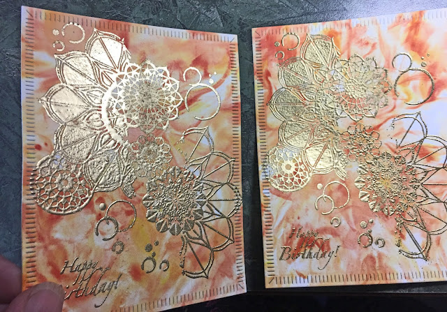 Backporch: Magenta Card Exchange October: Distress Blends and Mandala ...